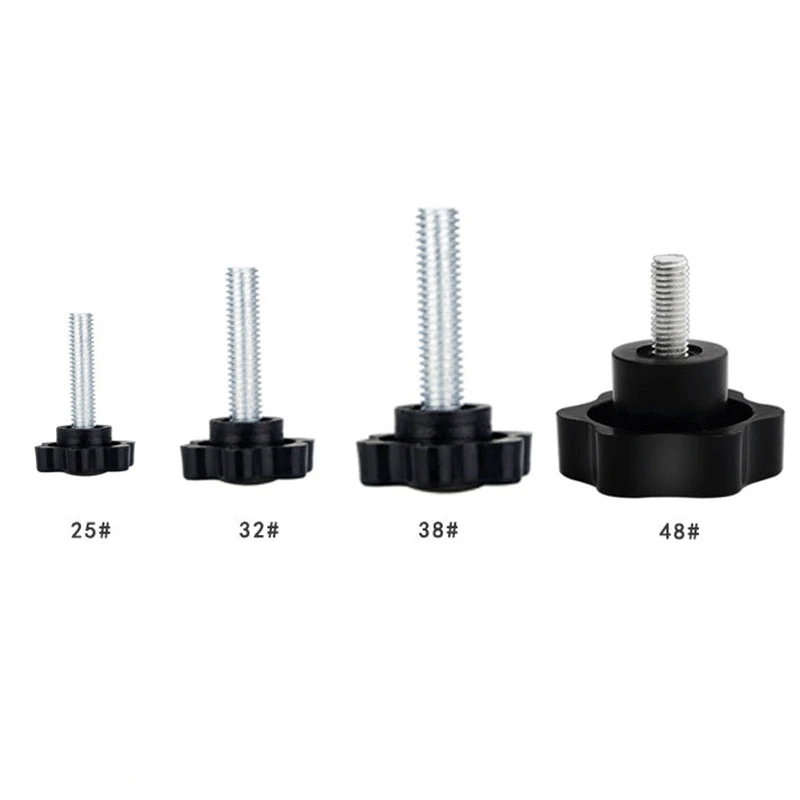 Custom Processing Plastic Head Hand Screw Knurled Thumb Screw Clamping ...