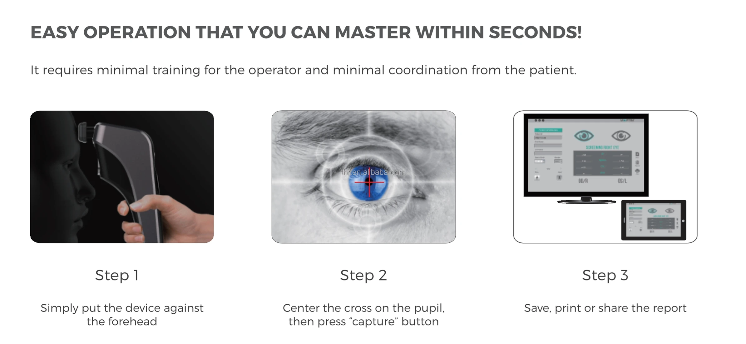 Ophthalmology Equipment Vision Screener Portable Handheld Cheap Auto ...