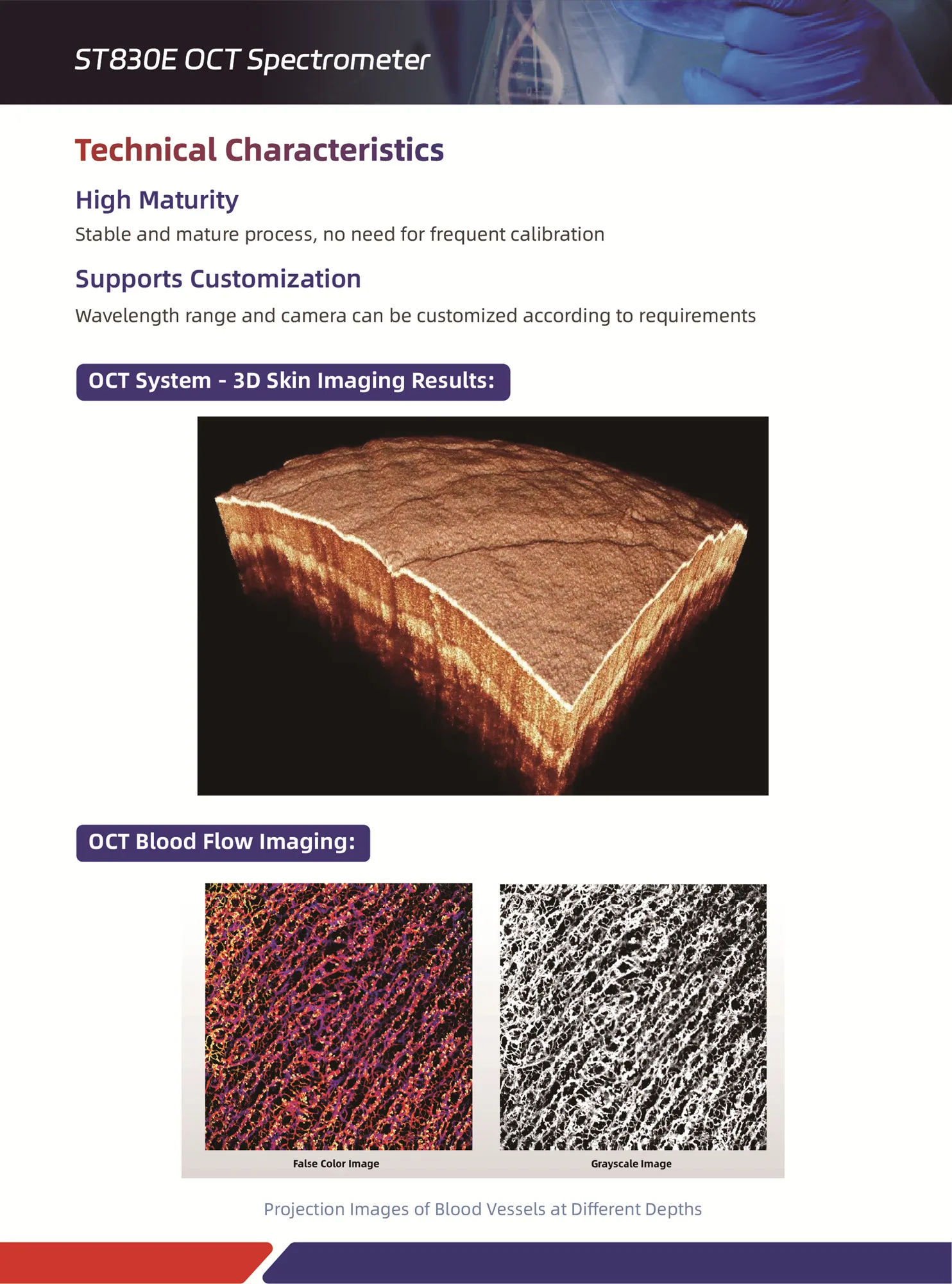 High Resolution Wavenumber Linearity Oct Spectrometer High Speed ...
