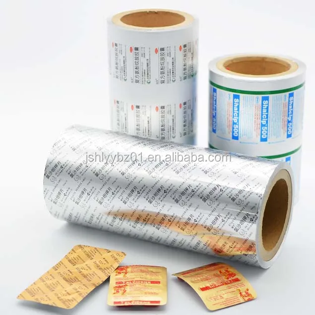 Hot Sale Heat Sealing Drug Seal Aluminum Foil Print Pharmaceutical Ptp ...