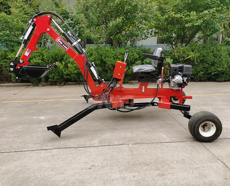 Towable Backhoe Backhoe, 9hp Portable Backhoe Digger Small Towable ...