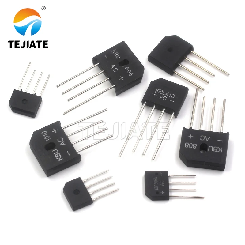 Alibaba.com: TEAJIATE KBP206 2A 600V Bridge Rectifier AC to DC ...