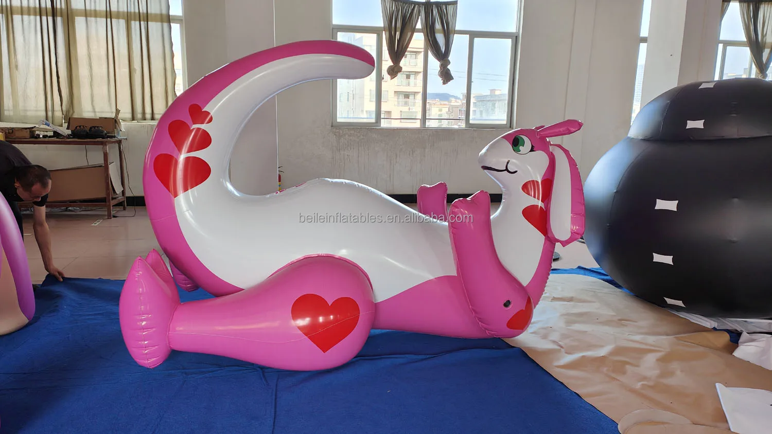 Beile Custom Light Purple PVC Inflatable 2.2m Dragon