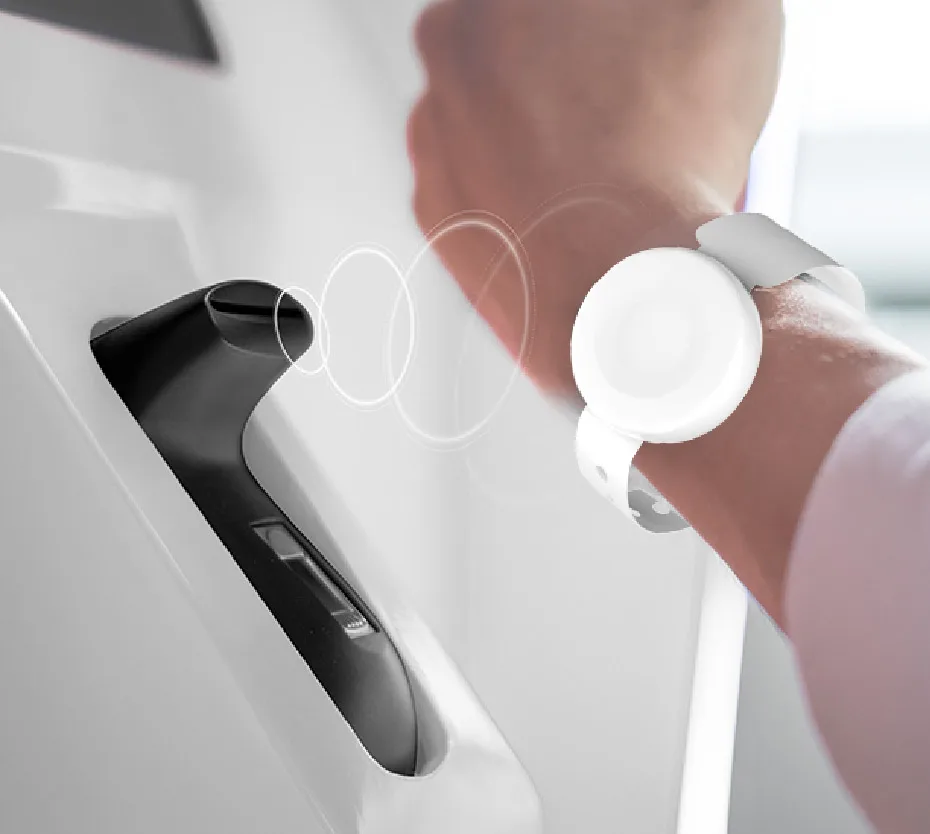 Employee Tracking Badge Bluetooth Accelerometer Ble Panic Alarm Medical ...