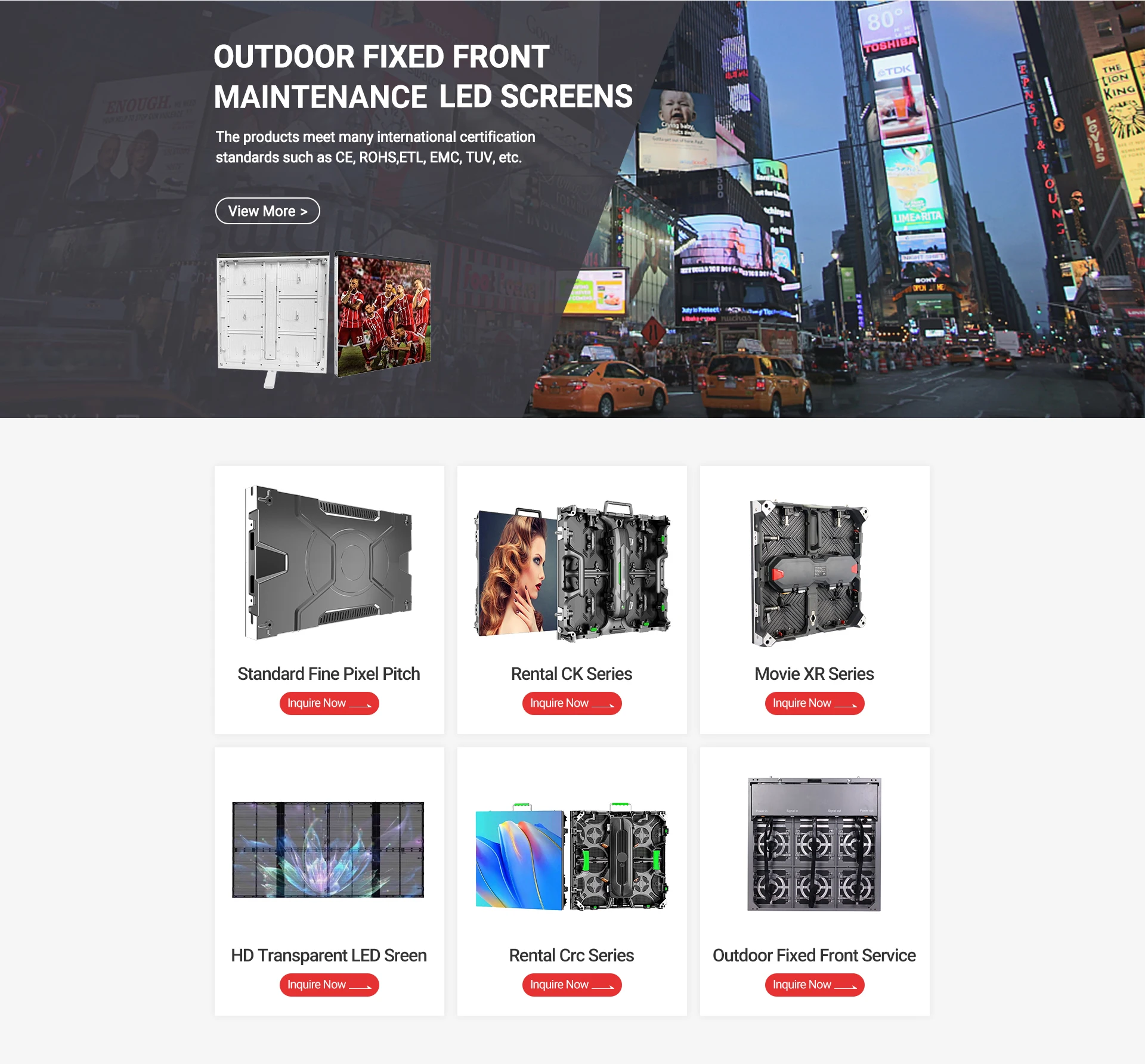 Shenzhen Vcore Optoelectronics Co., LTD - HD LED TV, led display