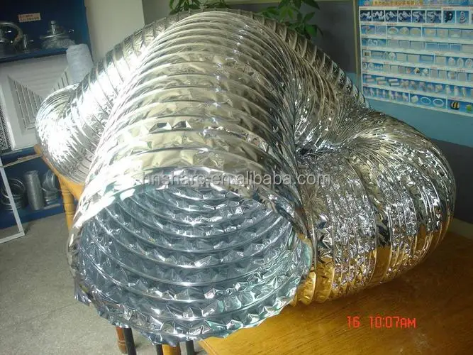 Air Tube Spiral Ducting Round Duct Flex Making Machine