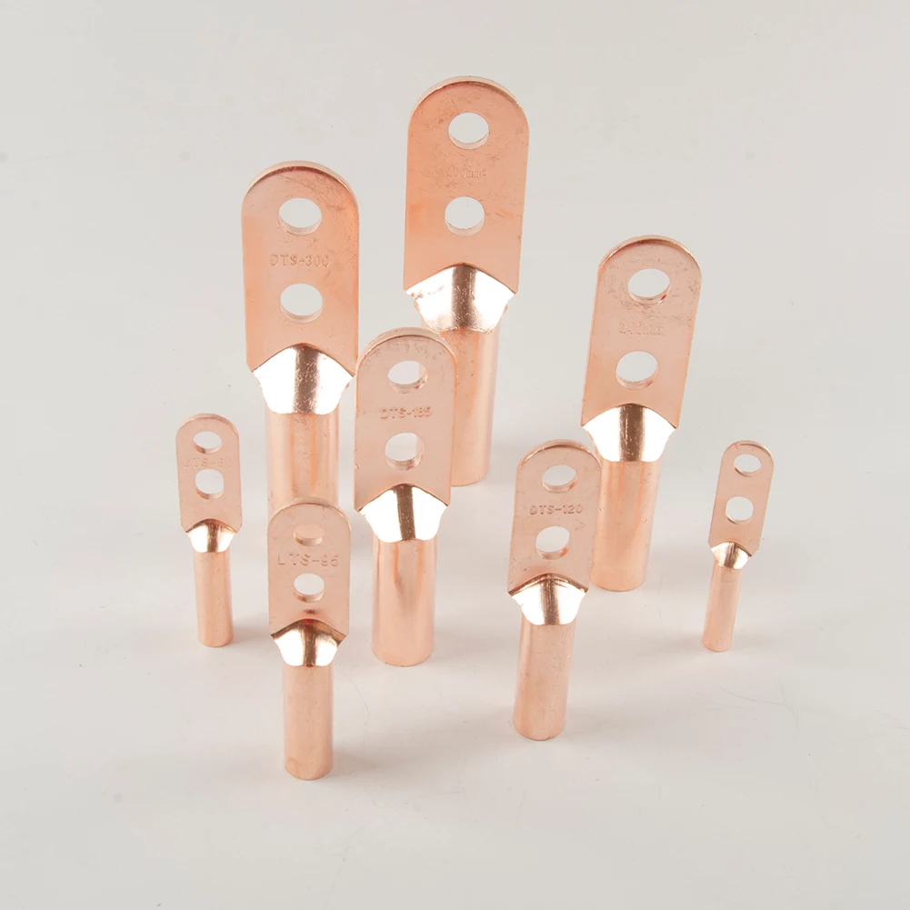 Tin Plated Dual Hole Copper Nose Dts185/240/300/400/500 Square Copper ...