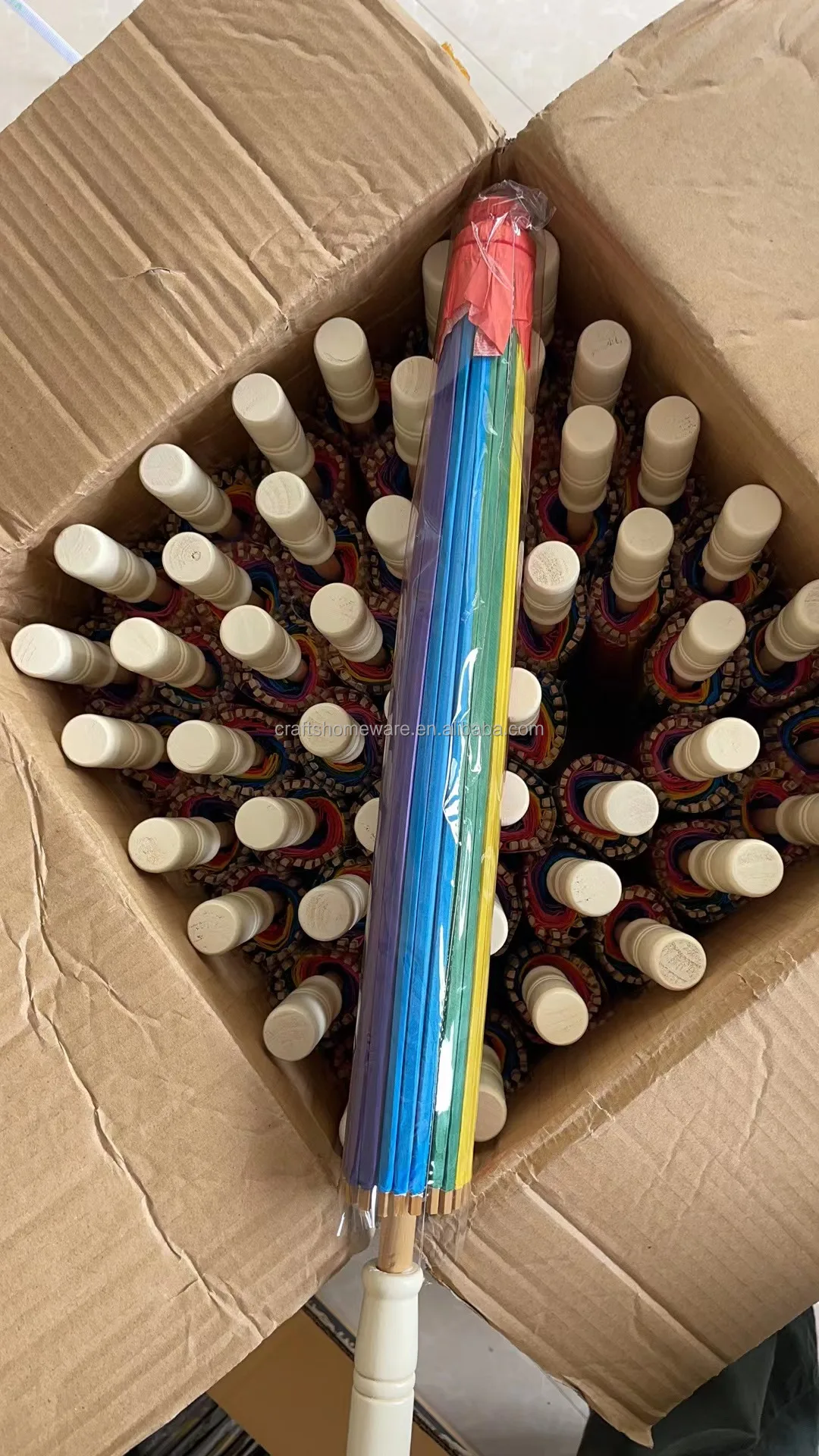 Shop Our Factory Sale of Rainbow Parasols - Hand Crafts