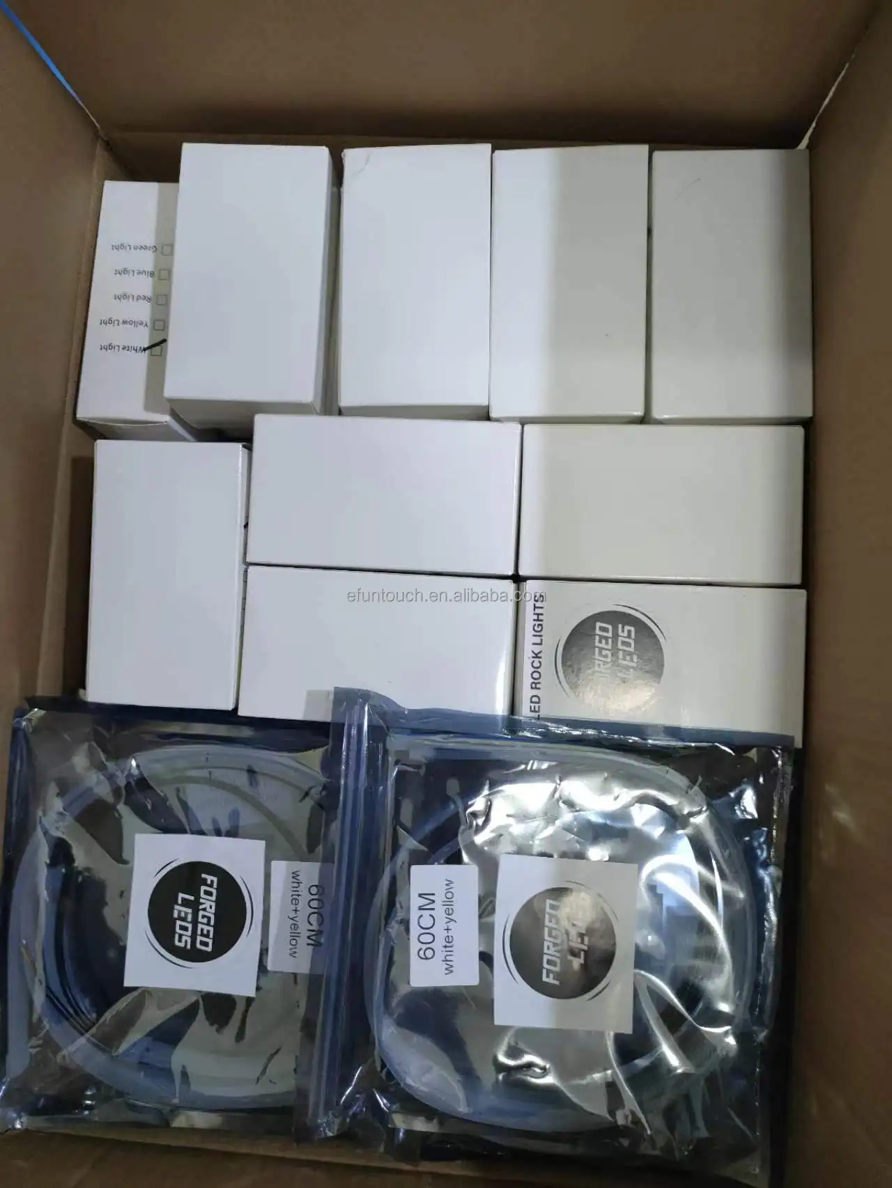 Aluminium Alloy 9 SMD Chips LED Rock Light UTV Wheel Lights 9 LED Chips Pure White Rock Light ...