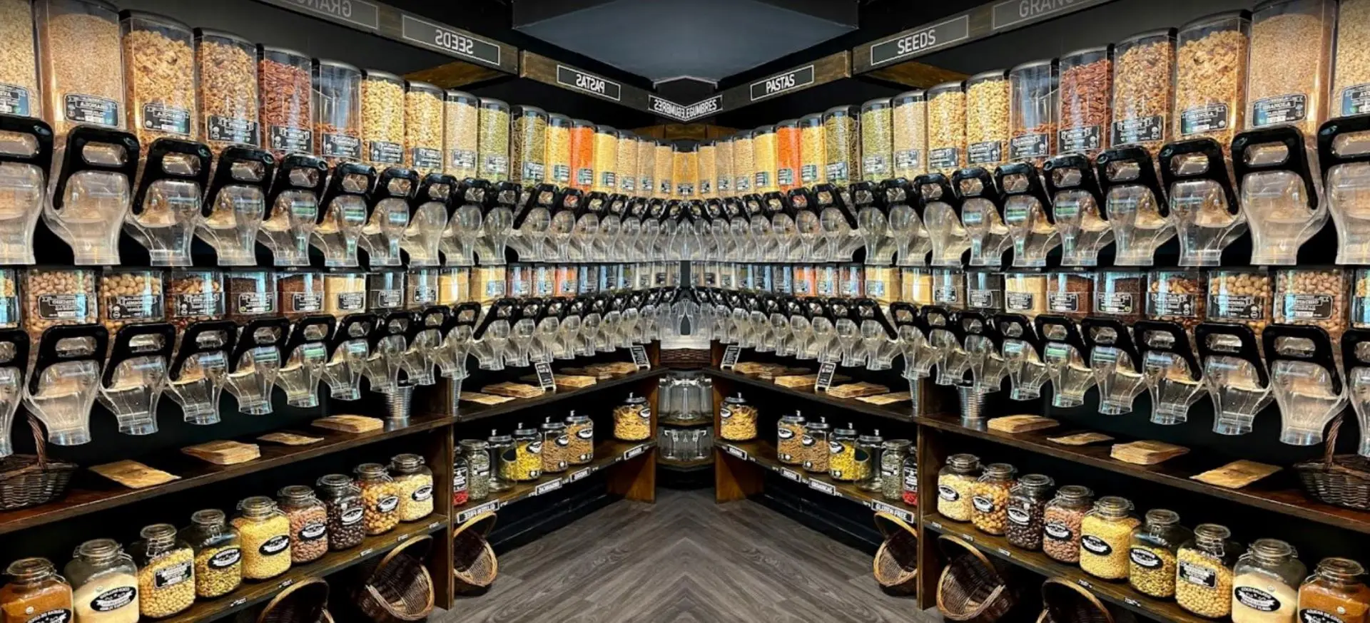 Shop Our Clear Bulk Food Dispenser Bins - Perfect for Nuts & Cereal