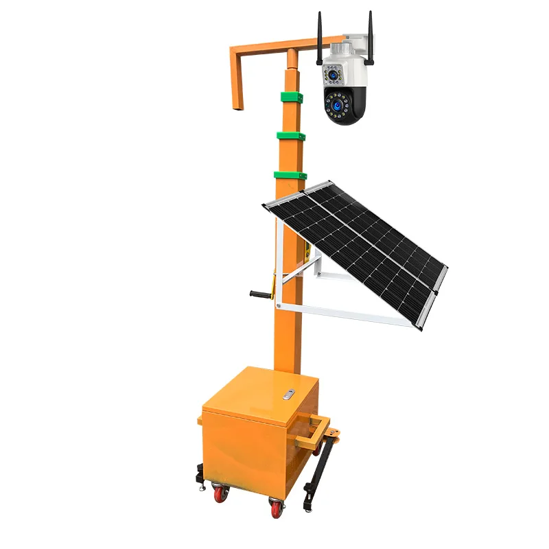 Production Factory Manual Lifting Of Solar Lighthouses,Outdoor Mobile ...