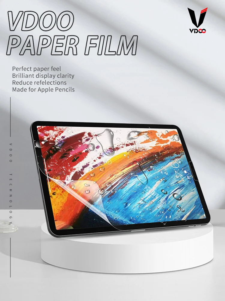 VDOO Nano Paper Feel Handwriting Anti Glare Tablet Film