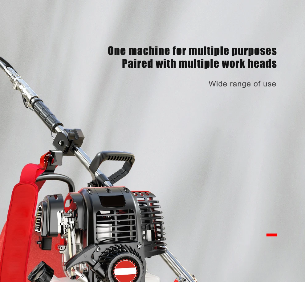 4-stroke 55cc Remote Control GX35 Backpack Petrol Brush Cutter