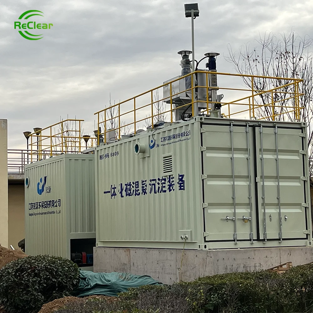 Waste Water Treatment Units Integrated Magnetic Coagulation Equipment ...