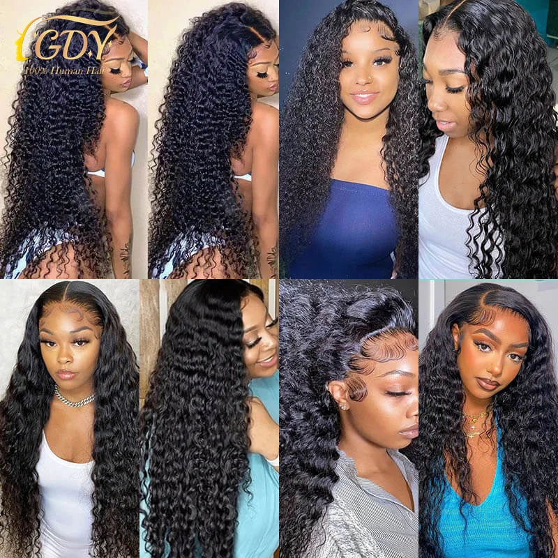 Gdy Transparent Hd Lace Frontal Wig 13x6 Lace Front Human Hair Wigs ...