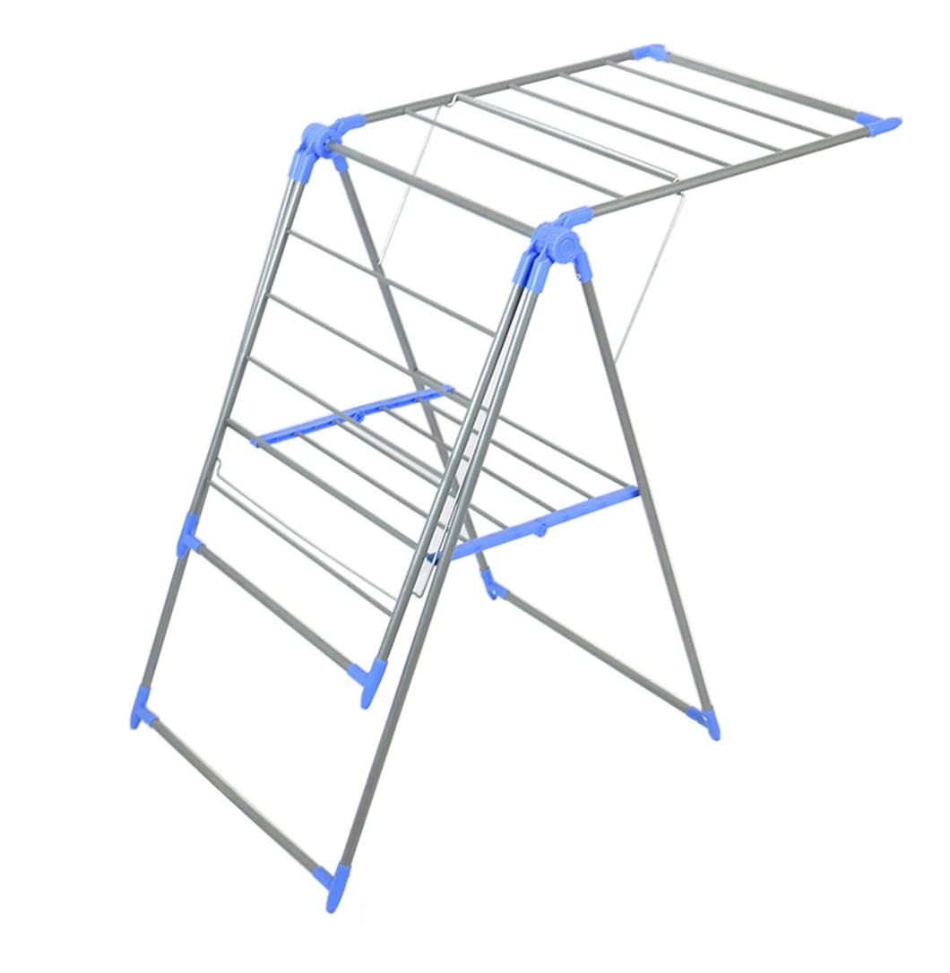 Folding Standing Clothes Drying Rack Clothes Drying Rack Indoor and Outdoor Cloth Standing ...
