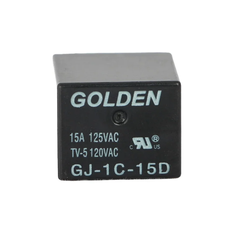 Golden Gj-1c-15d 5a 7a 10a 12a 15a 20a 5pins 22f G5l 15vdc Spdt 0.36w 0 ...