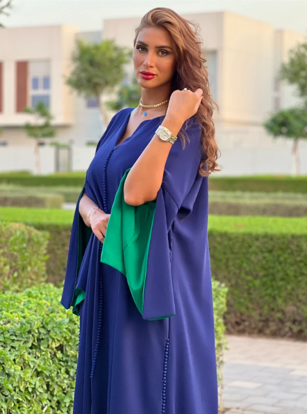 Custom Abaya 2024 Fashion Reversible Dubai Abaya Dress Islamic Clothing ...