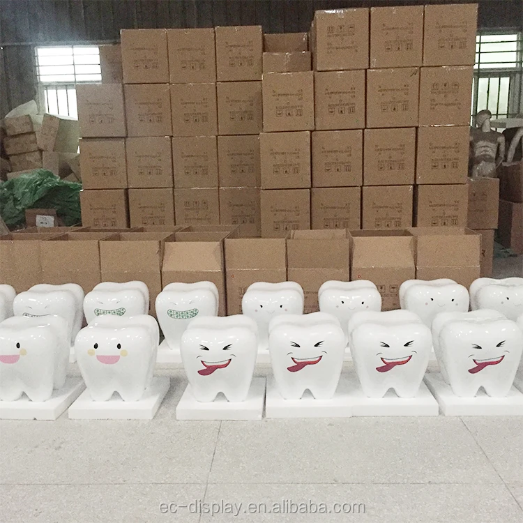 Custom Frp Tooth Shape Chair Fiberglass Dental Shape Stool - Buy Tooth ...