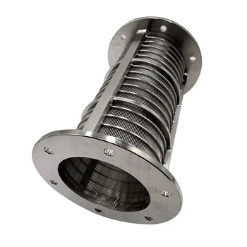 Screw Press Sludge Dewatering Filtration Stainless Steel 304 Wedge Wire ...