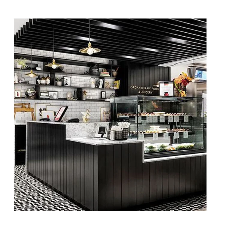 Modern Coffee Shop Counter Design,Coffee Shop Milk Tea Shop Design ...