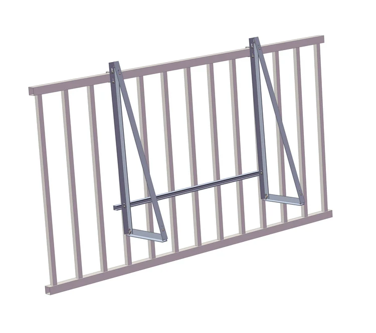 Adjustable Triangle Balcony Mounting Structure Soeasy Solar Panel ...