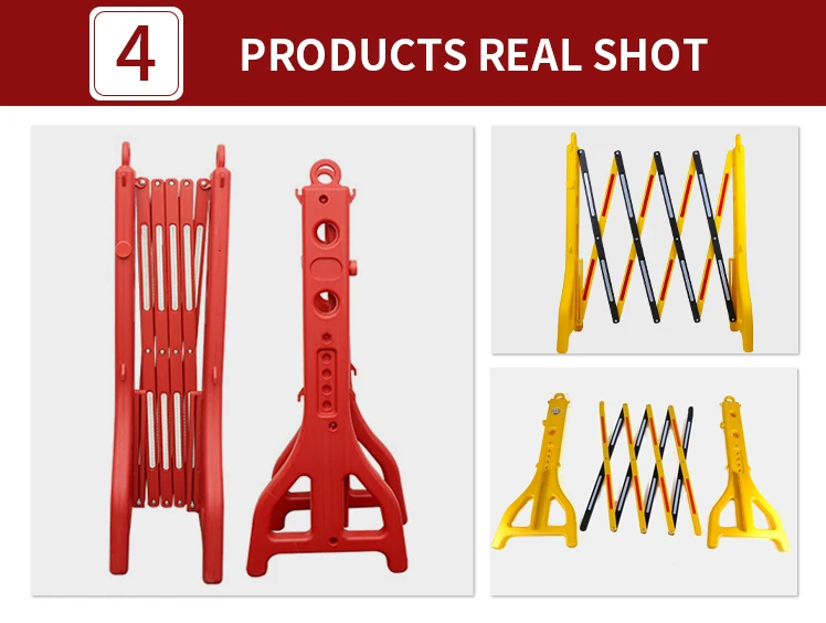 Folding Barricade Plastic Traffic Barrier Portable Expandable Traffic ...