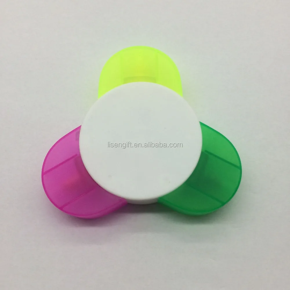 3 Color in 1 Mini Triangle Shape Highlighter - Lisen Markers