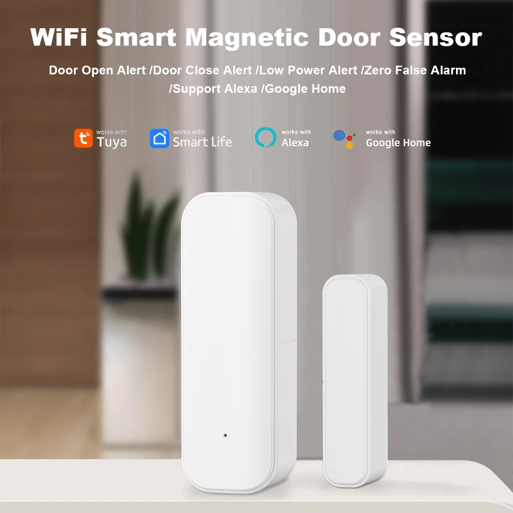 WALE Wireless Door Contact Sensor - Smart Home Security