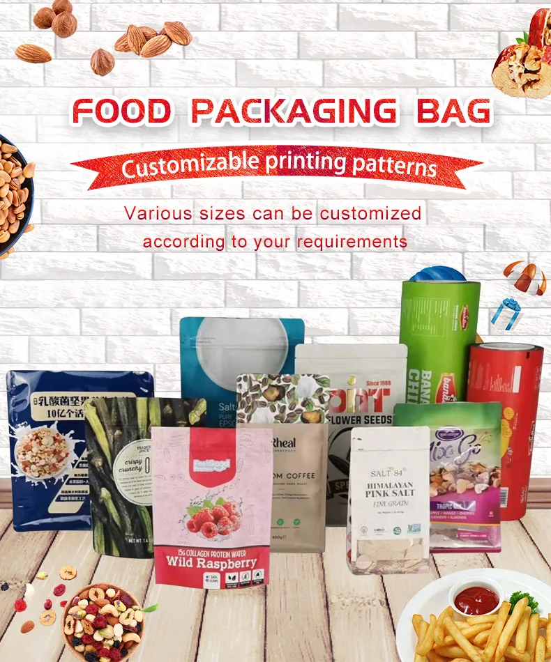 Custom Printed Reuse Flexible Laminated Plastic And Paper Film Rolls ...