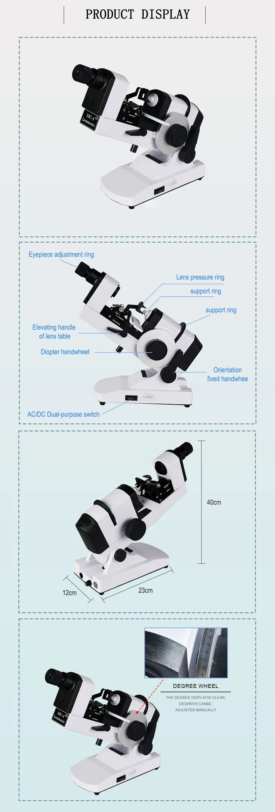 Manual Focimeter NJC-4-企业官网