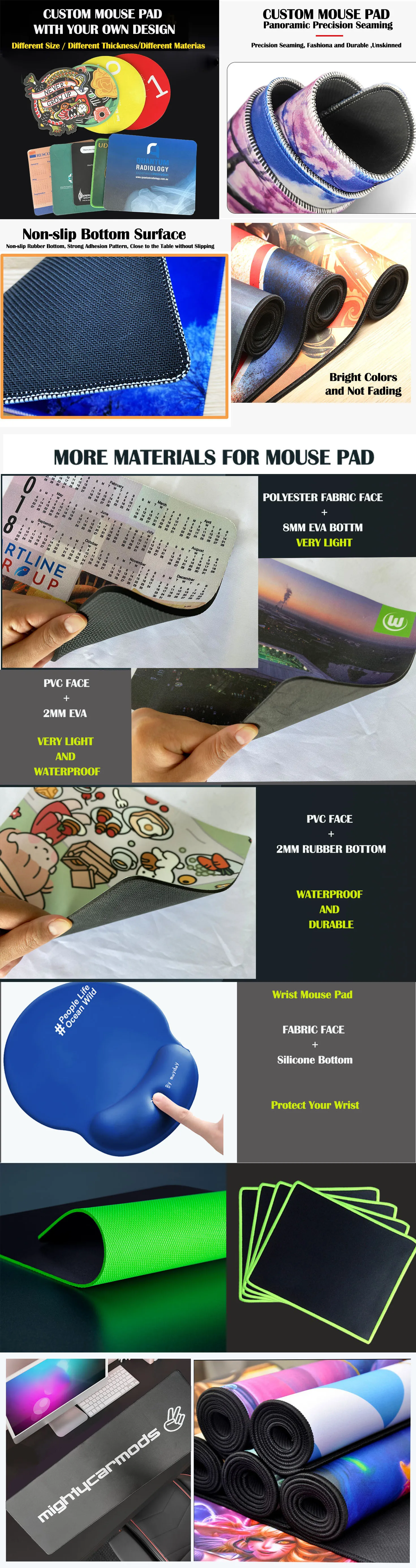 Wholesale Custom Design Sublimation Mouse Pads with Logo