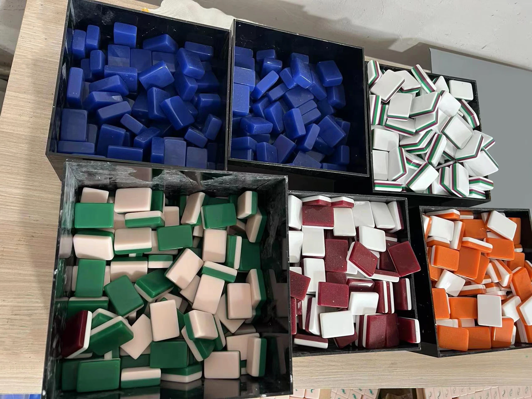 Customizable American Mahjong Set - Durable Acrylic Tiles