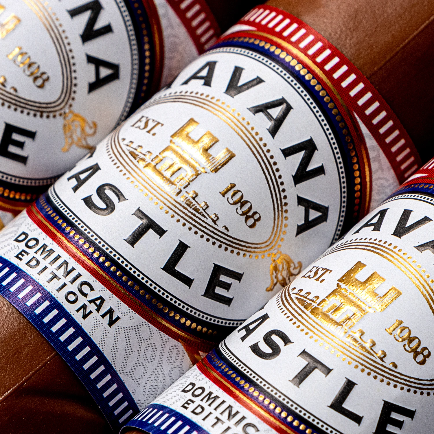 Custom Cigar Label Bands - Luxury Design & Gold Stamp