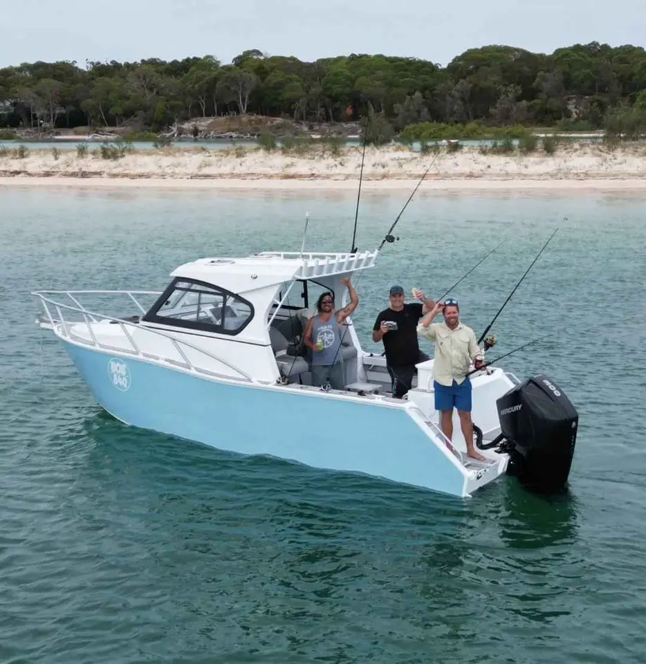 24.6ft Sport Style Aluminum Alloy Boat Welded Deep V Bottom Fishing ...