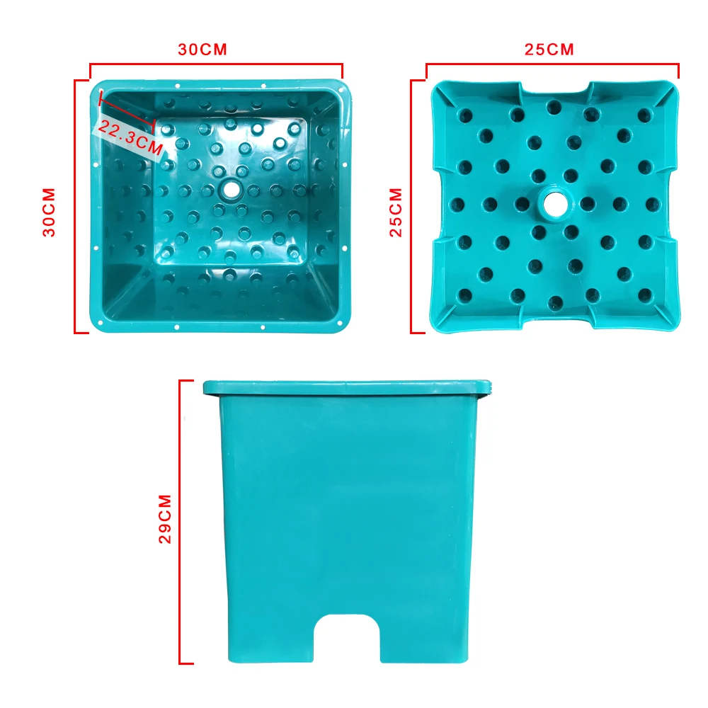 DWC Hydroponic System Indoor Garden with 6 Buckets