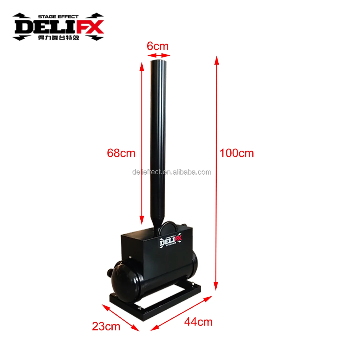 Delifx Flight Case Packing Confetti Streamer Cannon Machine Launcher ...