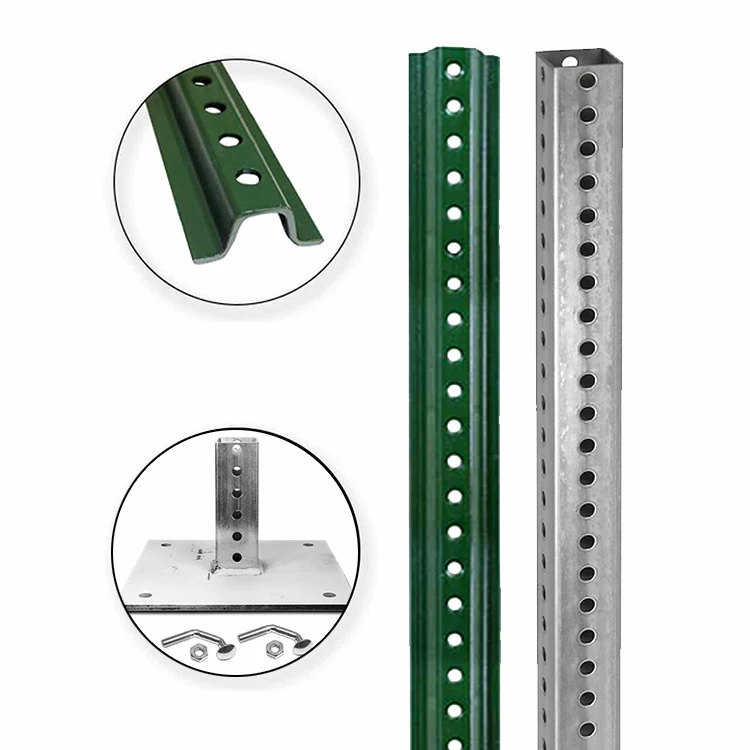 Custom Galvanized Steel U Channel Traffic Road Warning Signs