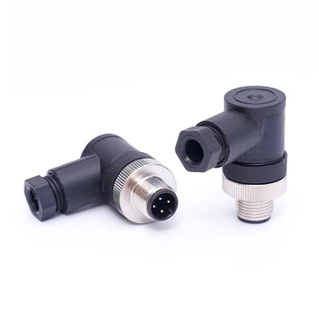 L-shaped Right Angle Sensor Plug,4-core,5-core,8-core,Pinhole ...