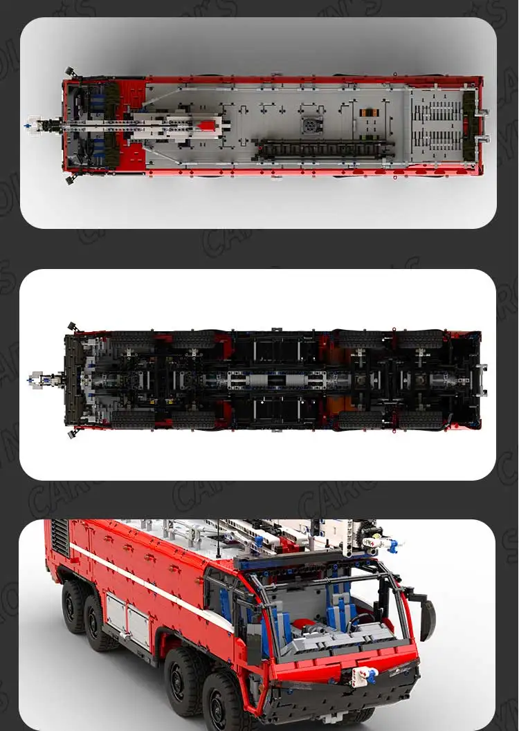 Carolyn's Cm003 Moc-4446 Airport Crash Tender Battery Powered Car Kids ...