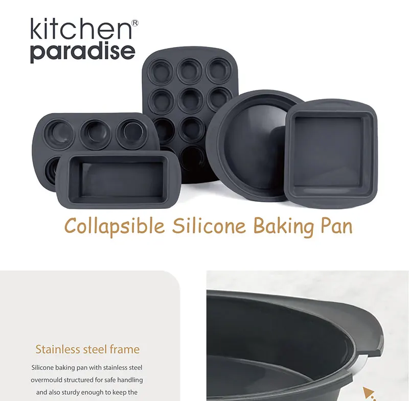 Collapsible Silicone Bakeware - Sustainable & Versatile