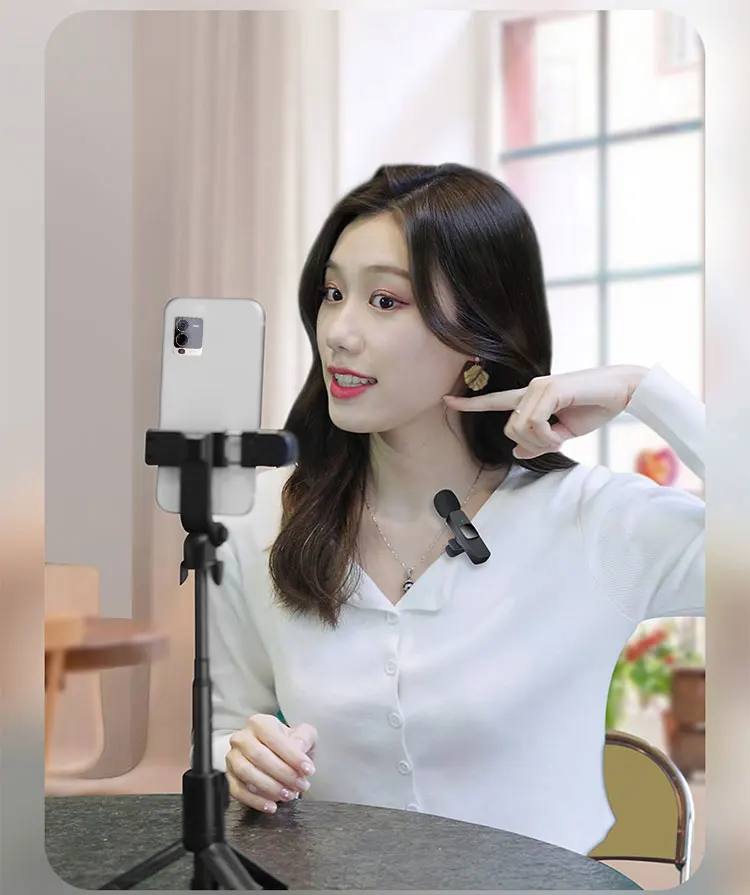 K9 Wireless Lavalier Microphone - Portable & Noise Cancelling