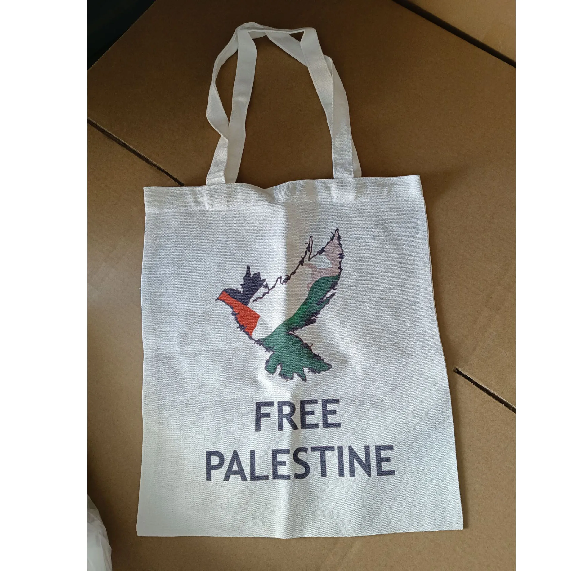 Palestine Tote Bag - Custom Logo Canvas Handbag with Cities Names in ...