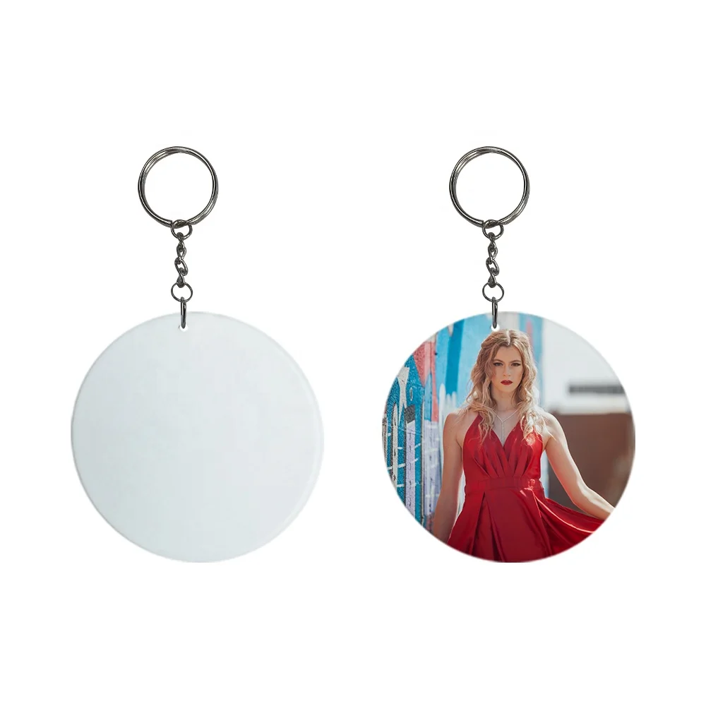 Prosub Wholesale Sublimation Plastic Keychain Custom Print Logo Heart ...