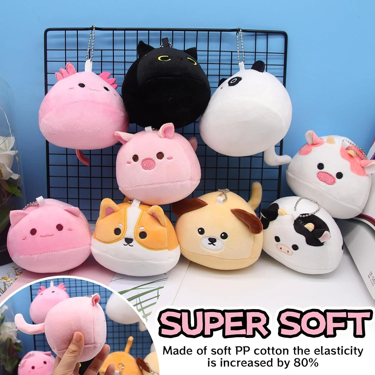 Wholesale Stuffed Custom Plush Keychain Pendant Animal Toys For Gift ...