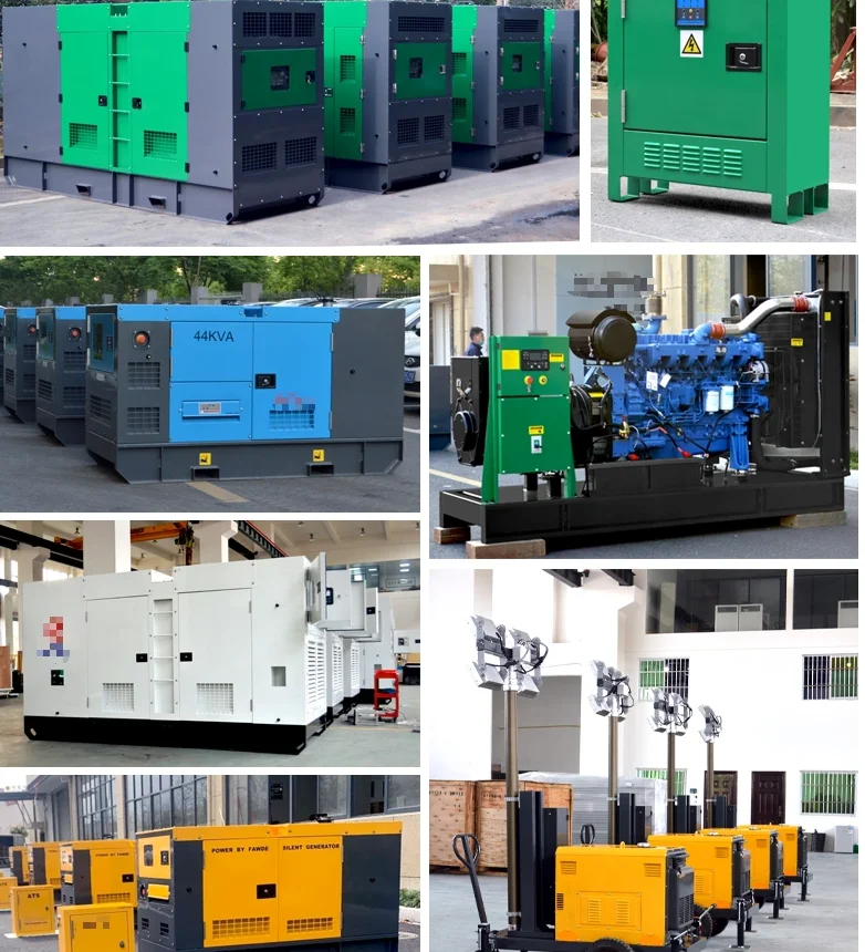 20 To 100 Kva Water-cooled Open Or Silent Type Diesel Generator Set ...