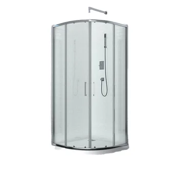 Aluminium Profiles Sliding Door Glass Bathroom Modular Easy Access ...