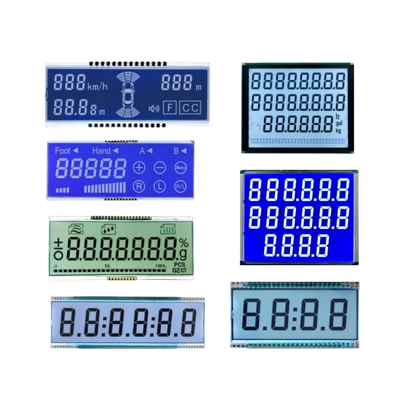 Factory custom 7 segment LCD display monochrome TN HTN VA STN FSTN LCD display| Alibaba.com