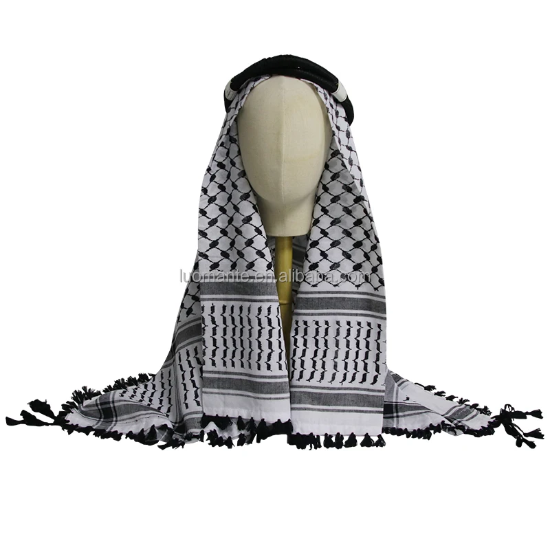 Customized High Quality Muslim Shemagh Arab Head Scarf Men Palestinian ...