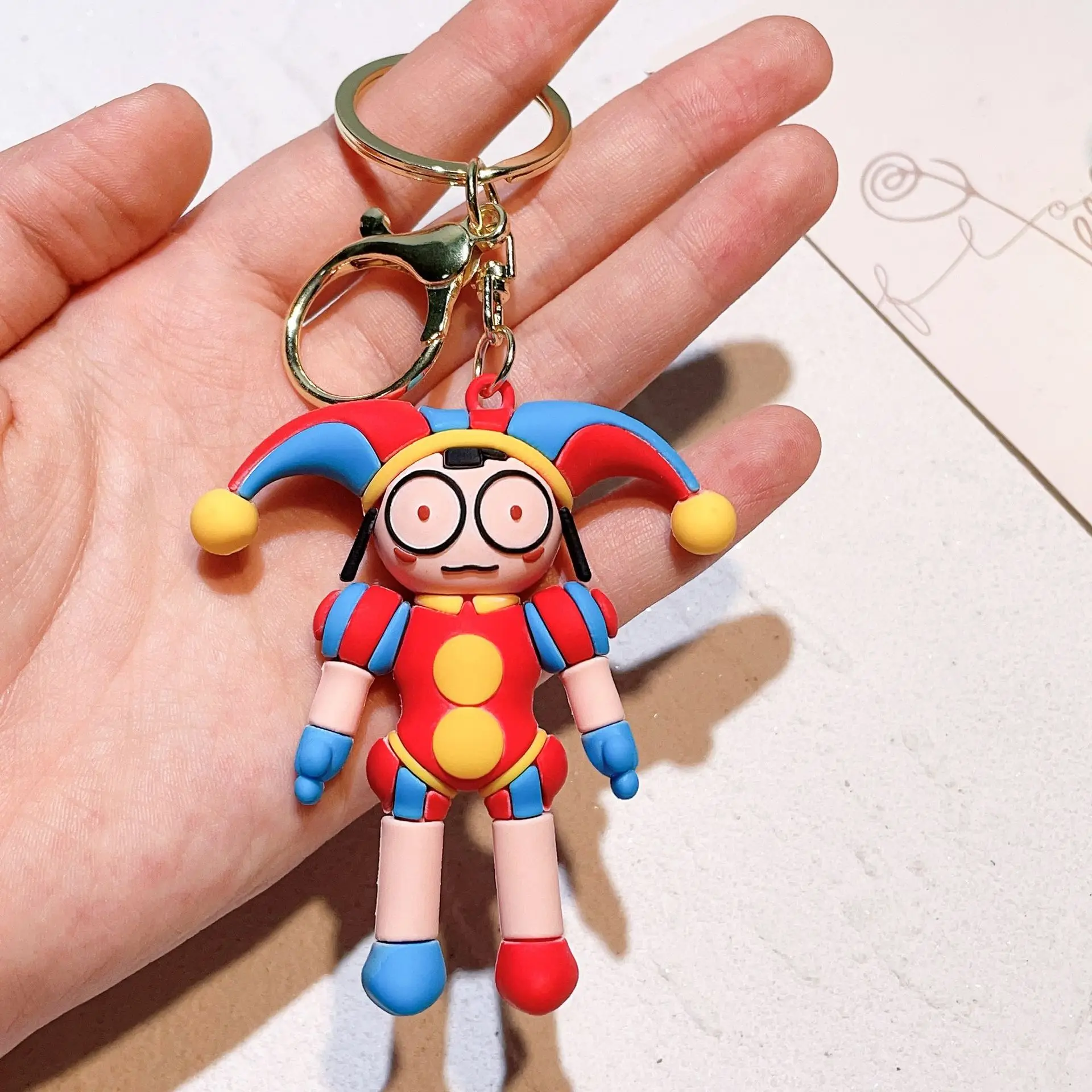 Popular Newstar The Amazing Digital Circus Keychain Novelty Key Chain ...